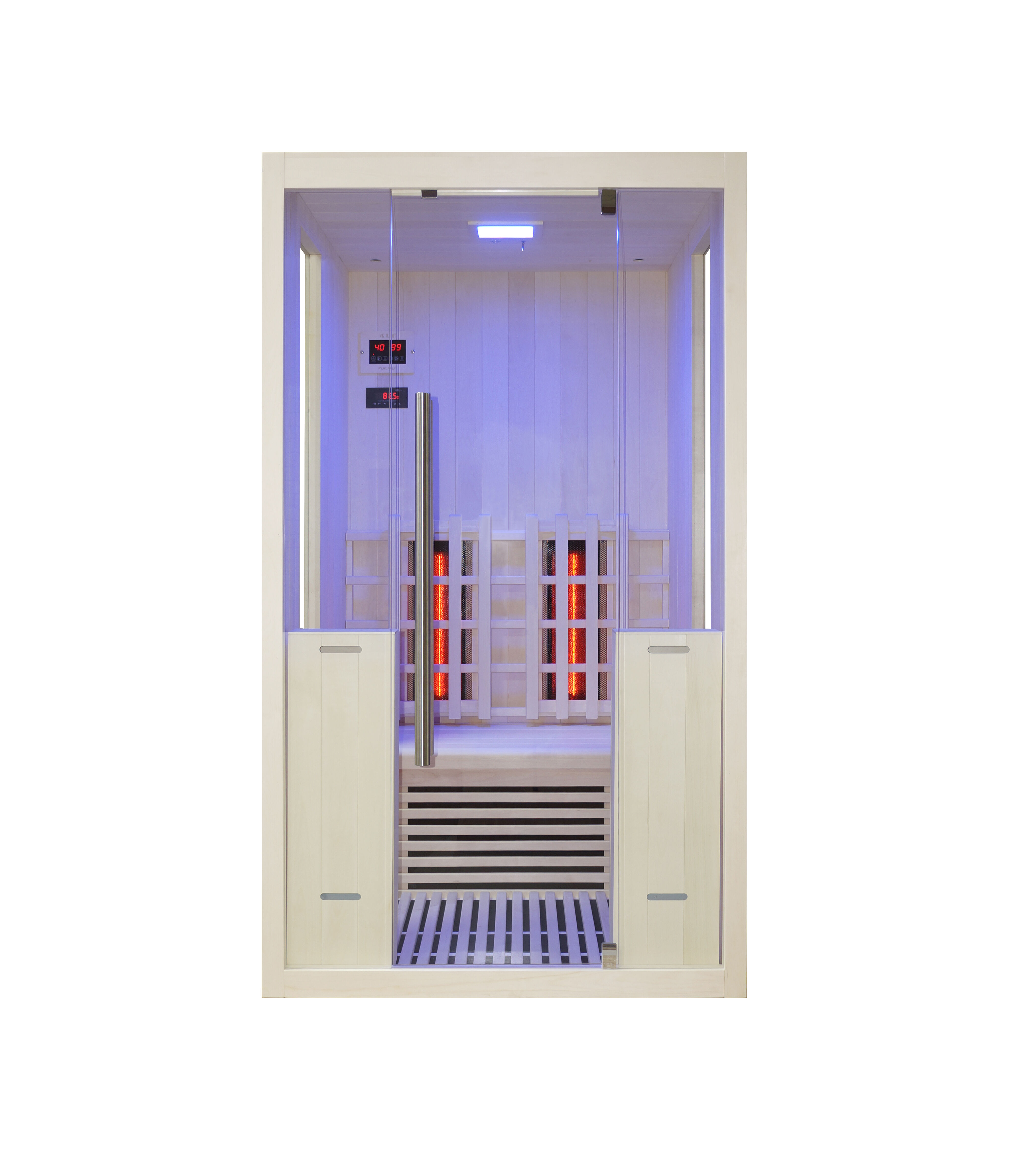 Infrarotkabine mit Vollspektrumstrahlern für zwei Personen